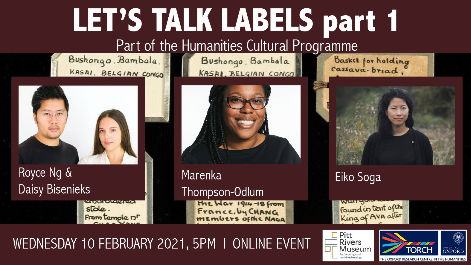 Let’s Talk Labels: A Conversation around the Pitt Rivers Museum’s ...