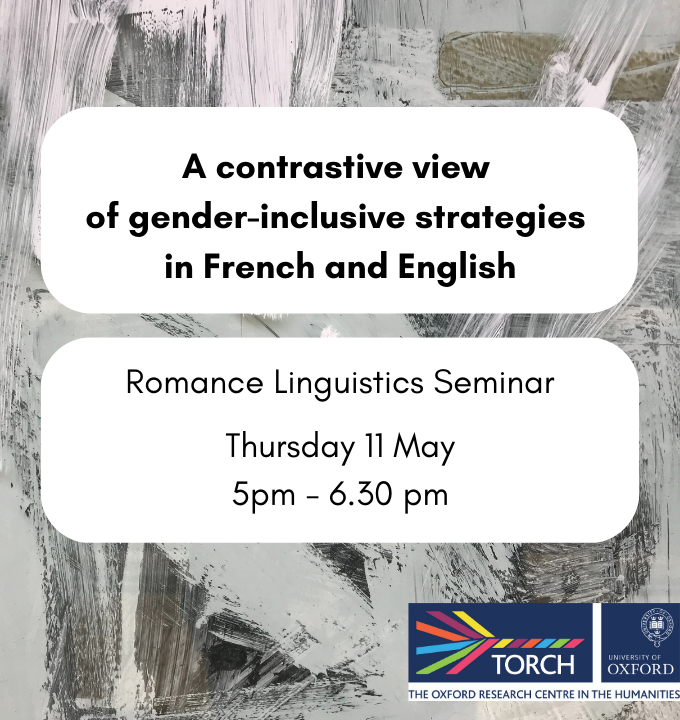 A contrastive view of gender-inclusive strategies in French and English ...