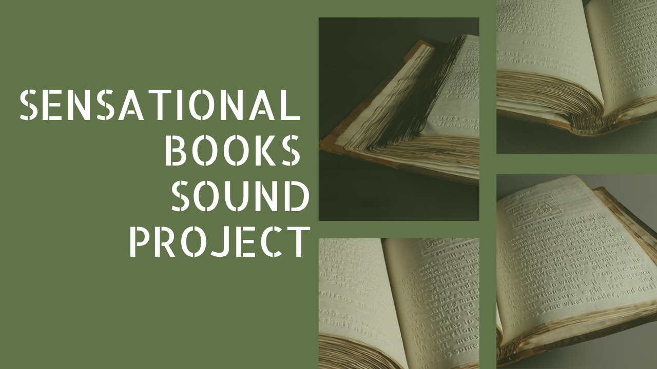 Touch, taste, see, smell and hear books in new exhibition Sensational ...