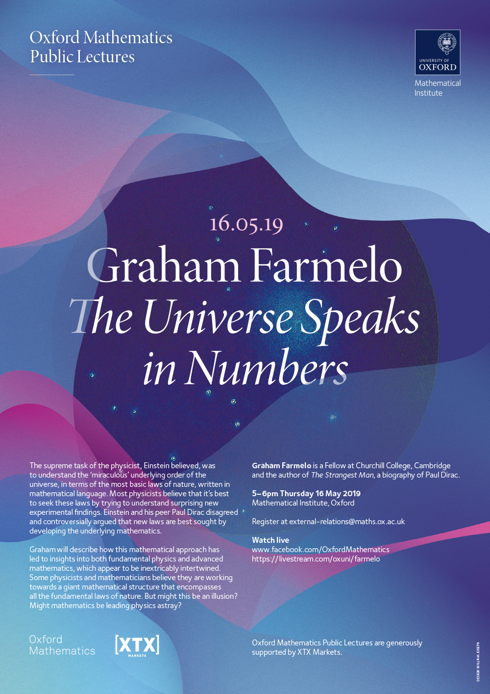 Oxford Mathematics Public Lectures: Graham Farmelo - The Universe ...