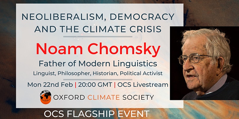 Noam Chomsky – Neoliberalism, Democracy and the Climate Crisis | TORCH ...