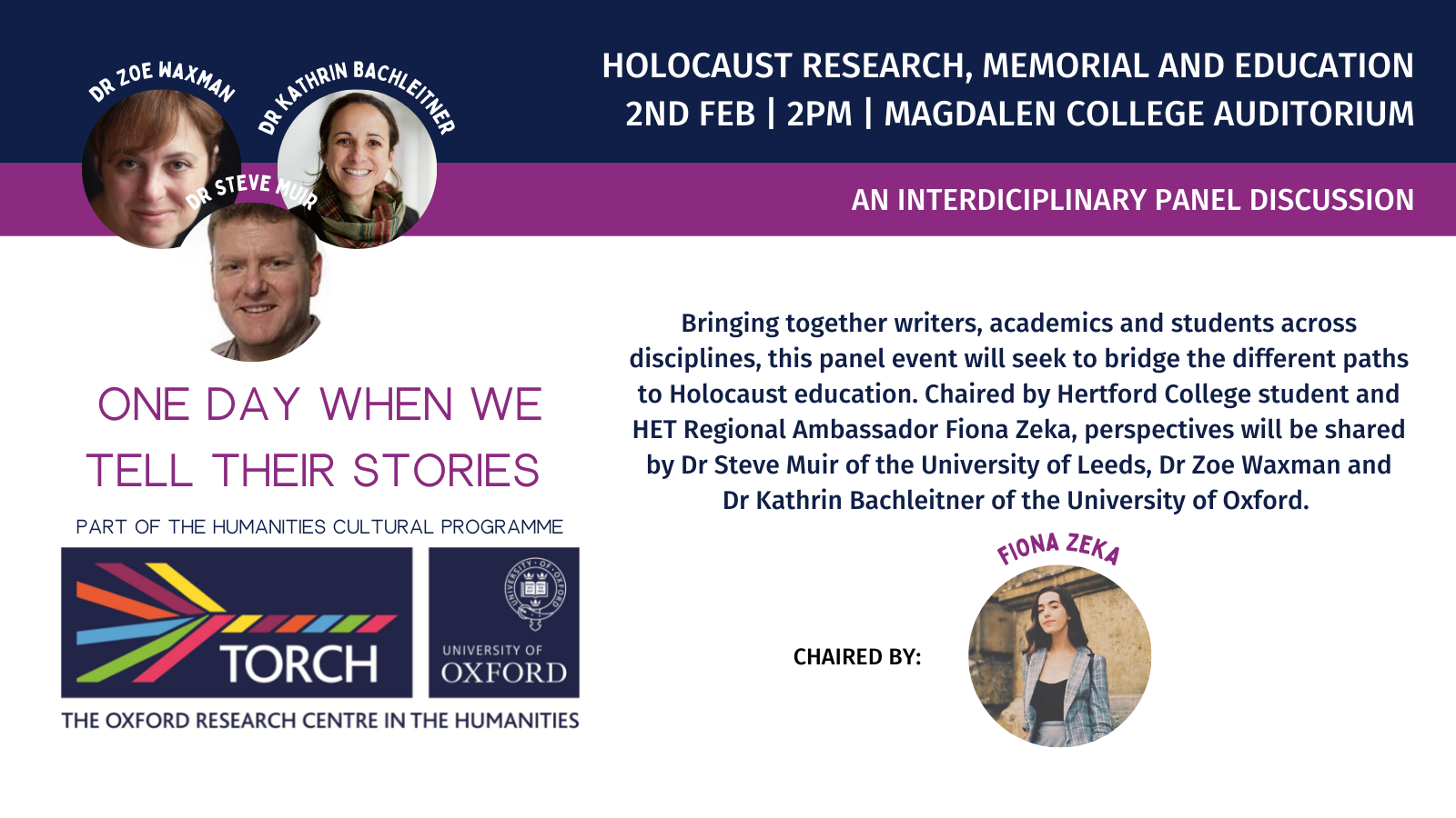 Interdisciplinary Panel on Holocaust Research, Memorial and Education ...