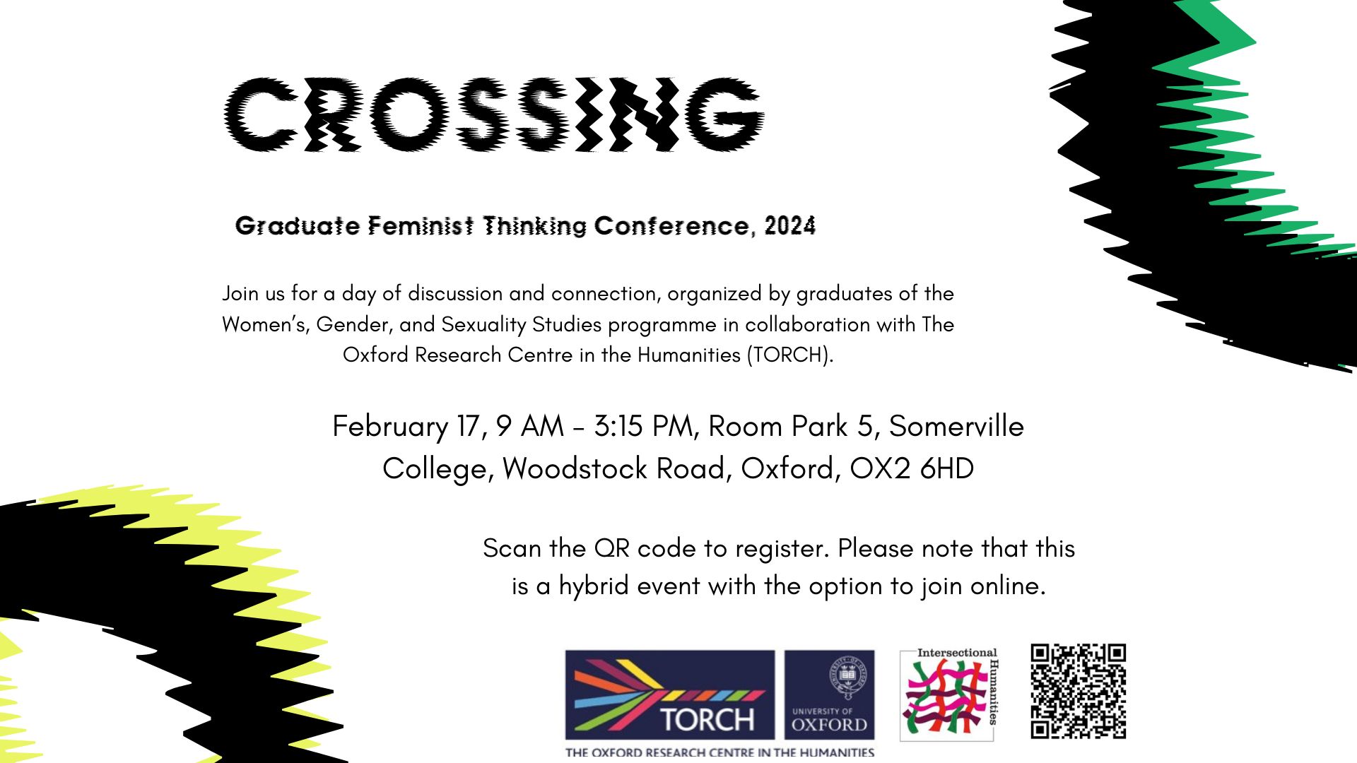 2024 Graduate Feminist Thinking Conference: Crossing | TORCH | The ...