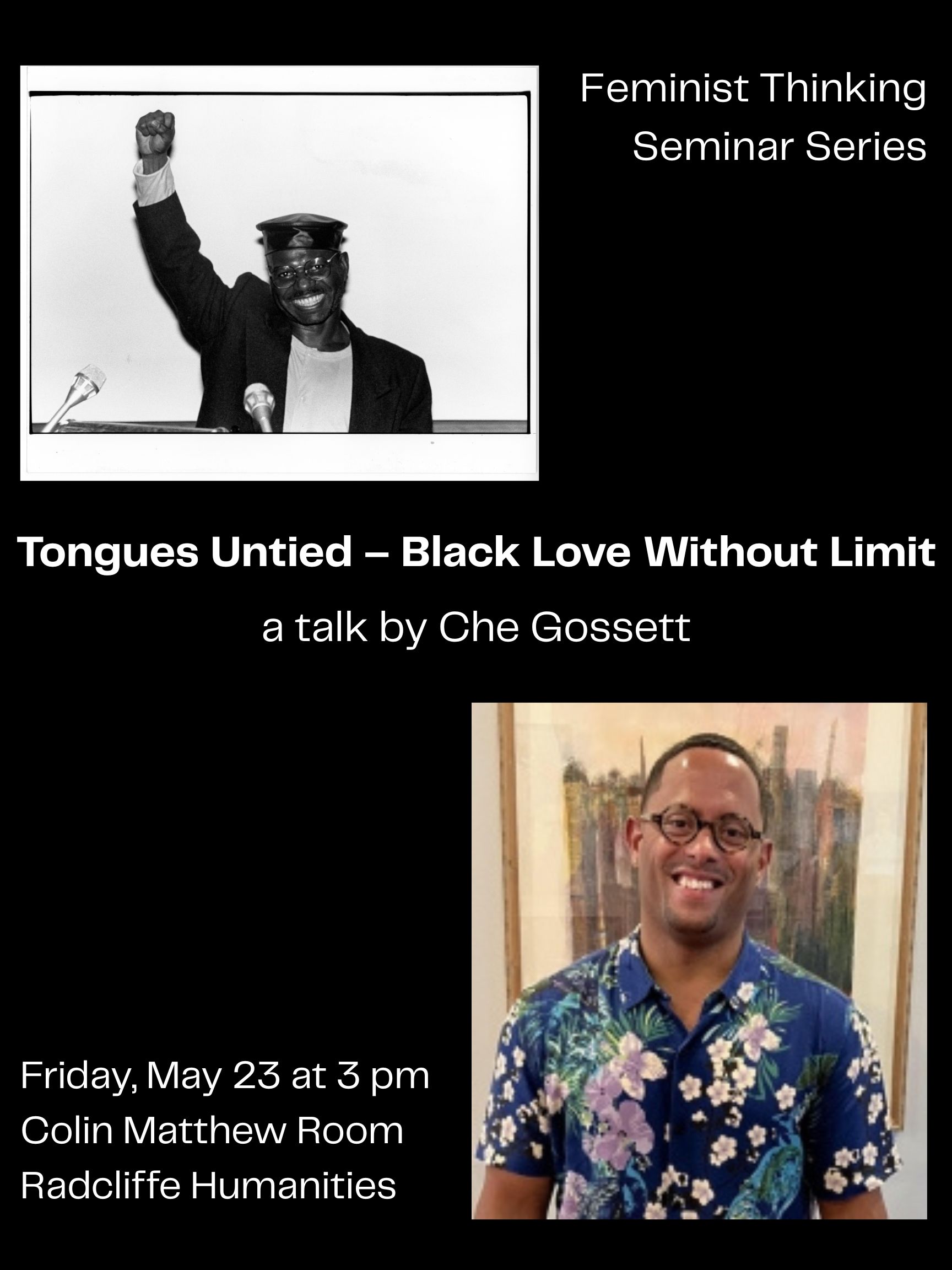 POSTPONED | Che Gossett | Tongues Untied – Black Love Without Limit ...