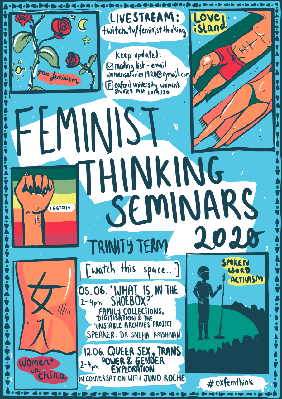Feminist Thinking Seminars 2020 | TORCH | The Oxford Research Centre in ...